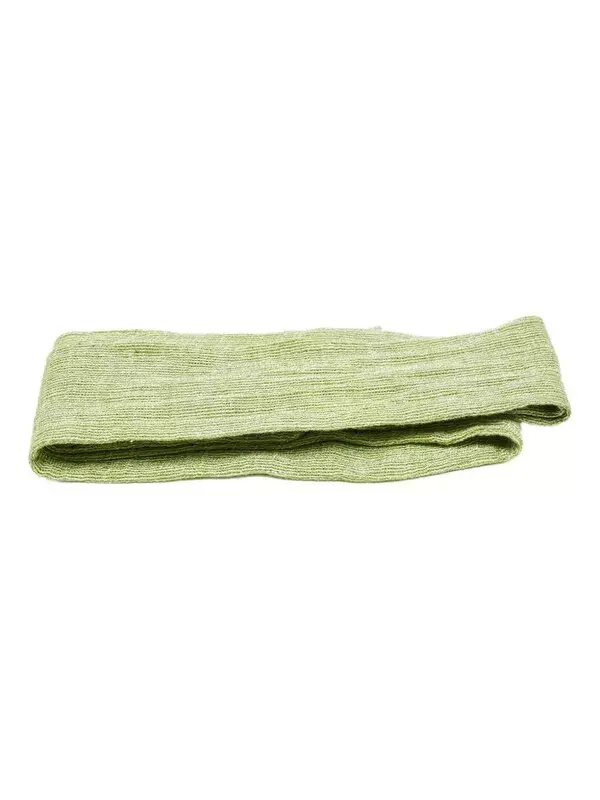 Lisa Marie Fernandez V-neck Linen Skirt Set - Green