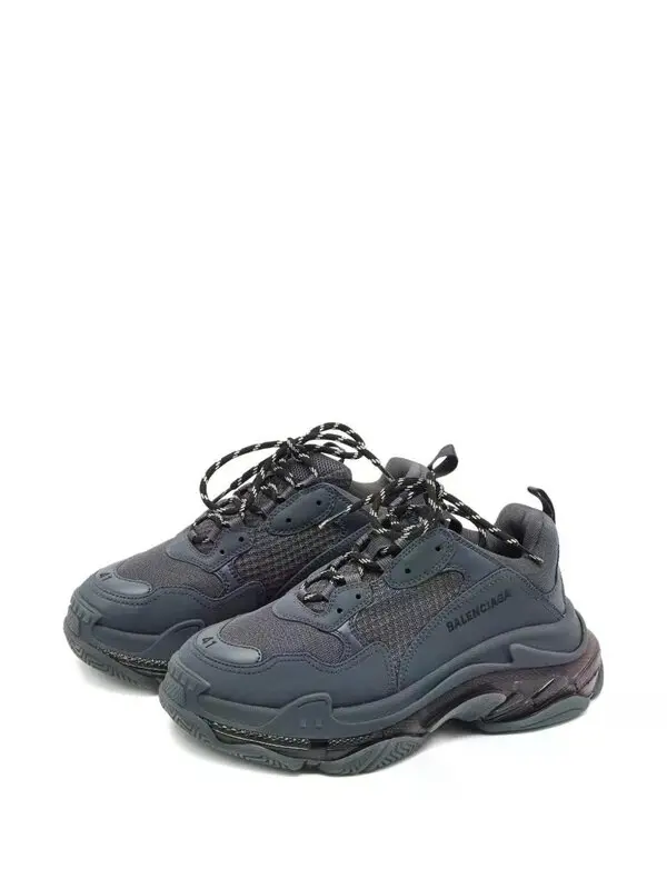 Balenciaga Triple S Clear Sole Sneakers - Grey