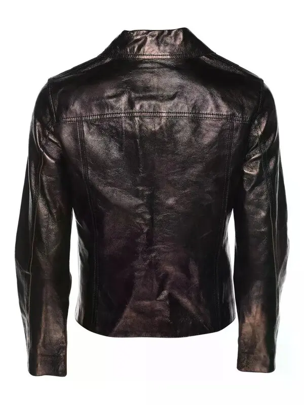 ALLSAINTS Double-breasted Metallic Jacket