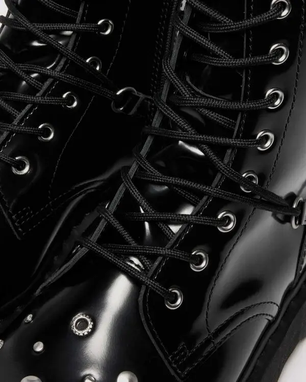 Dr. Martens Jadon Hi Studded Leather Platform Boots