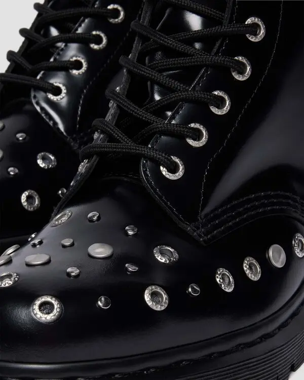 Dr. Martens 1460 Studded Buttero Leather Boots
