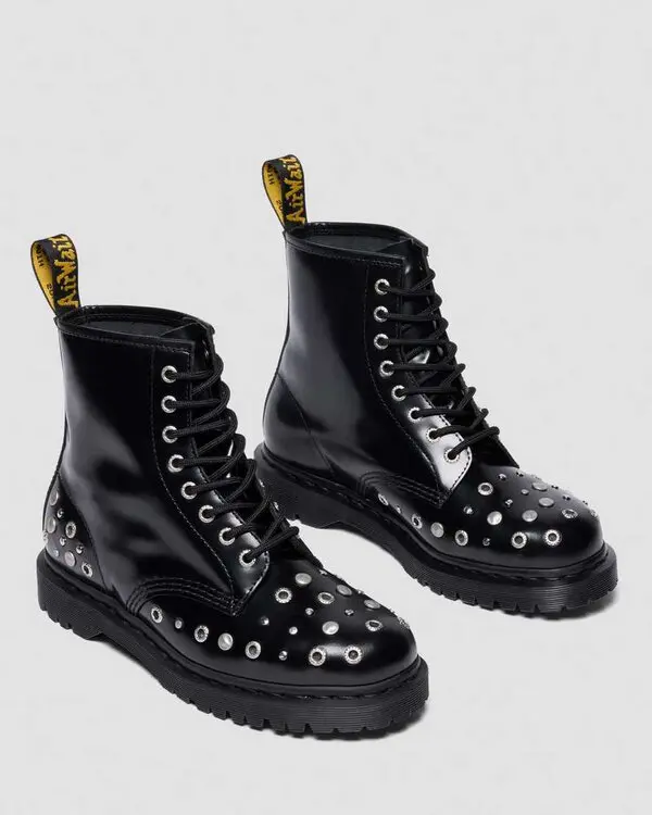 Dr. Martens 1460 Studded Buttero Leather Boots