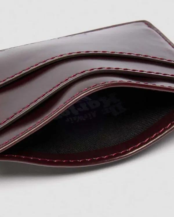 Dr. Martens Cardholder Ii Slg Cherry Oxford Rub Off