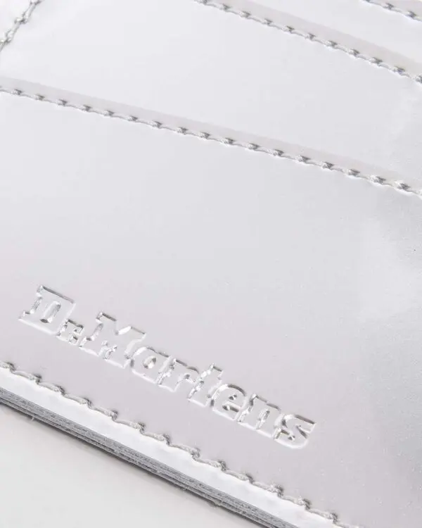 Dr. Martens Cardholder Ii Card Holder Silver Patent Lamper - Metallic