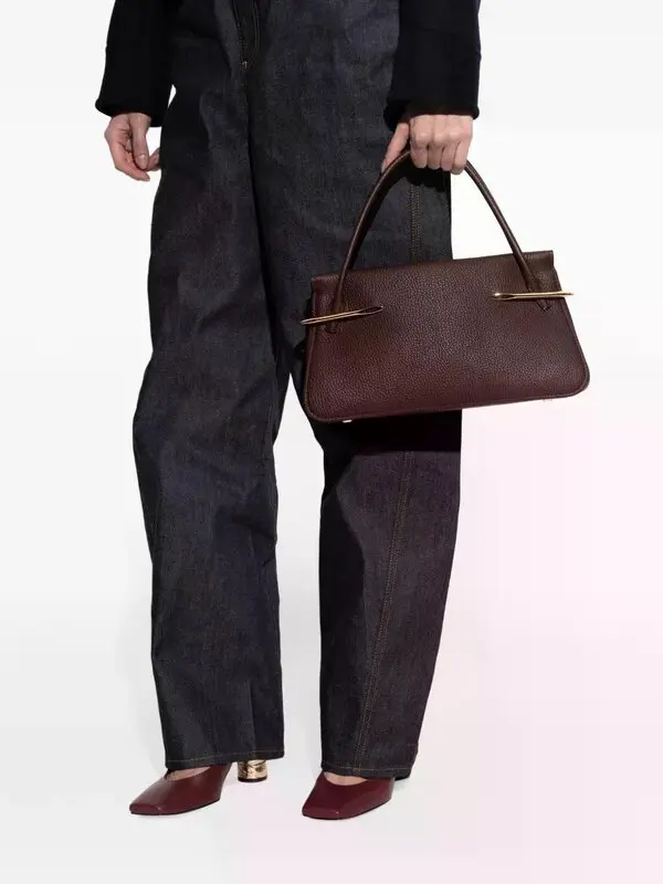 Givenchy Textured Hardware-detail Tote - Brown