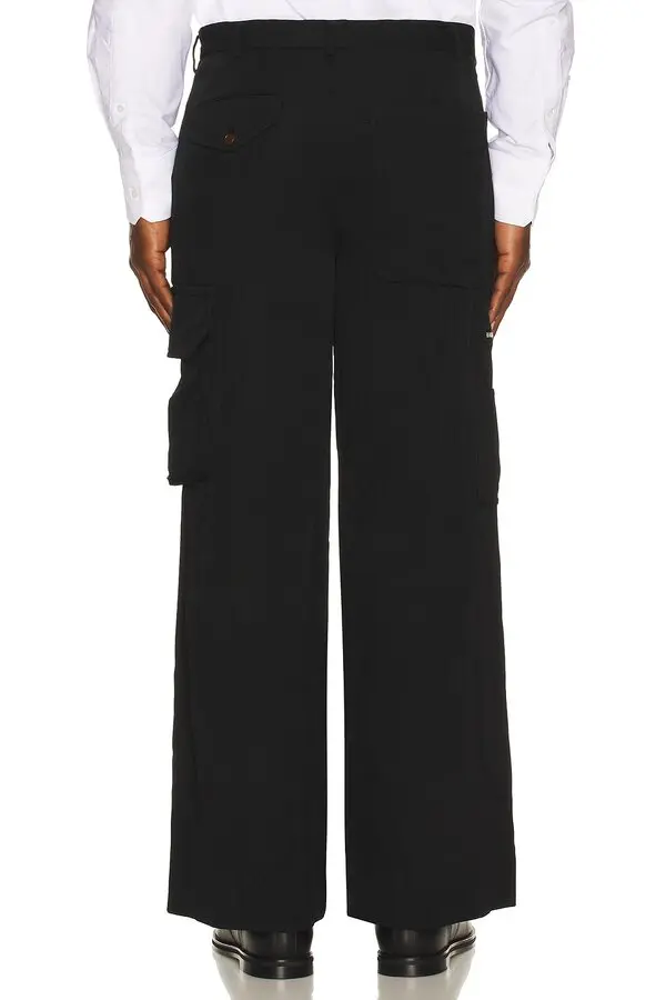 Comme Des Garçons Garment Treated Cargo Pocket Pant
