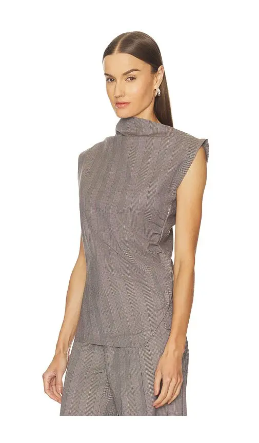 JADE CROPPER Asymmetric Top