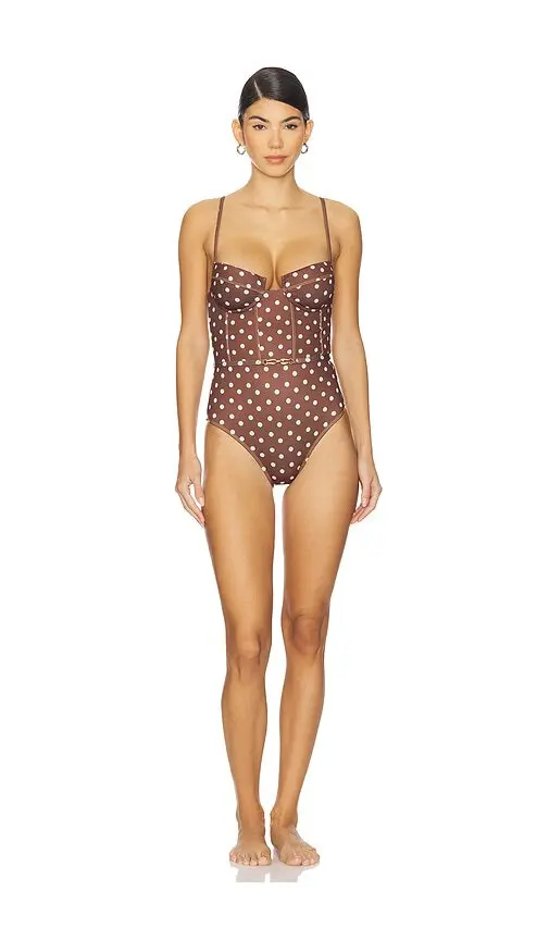 CAPITTANA Ania One-piece Swimsuit - Brown