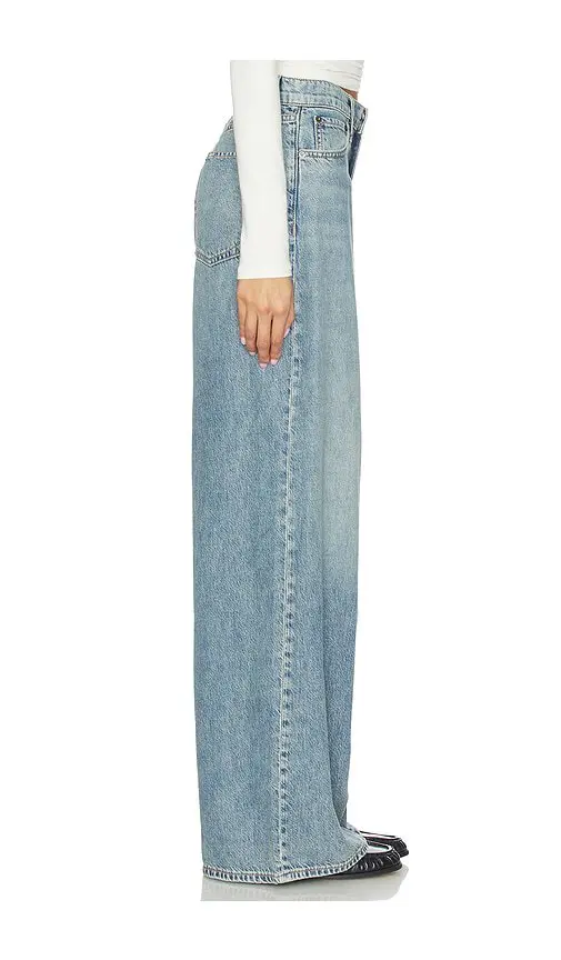 Rag & Bone Featherweight Sofie Full Wide Jeans - Theo