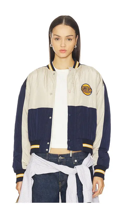 Terez X Knicks Crop Bomber