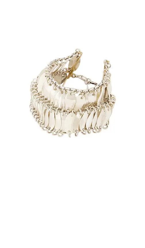 Isabel Marant Ailys Large Bracelet - Silver & Dore