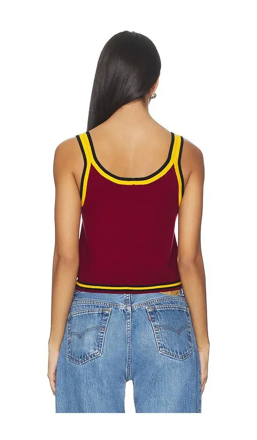 Terez X Miami Heat Crop Knit Tank
