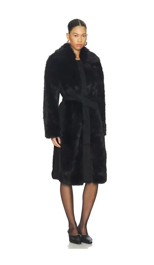 LA LIGNE Alpine Faux Fur Coat