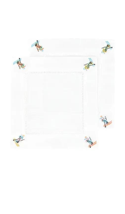 ABBODE Skier Napkin In White - N,a