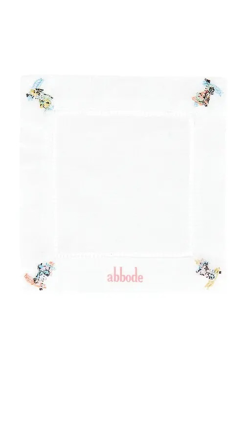 ABBODE Skier Napkin In White