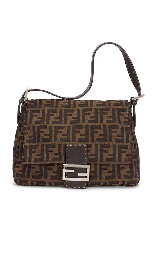 Undefined Fendi Zucca Mama Baguette Shoulder Bag