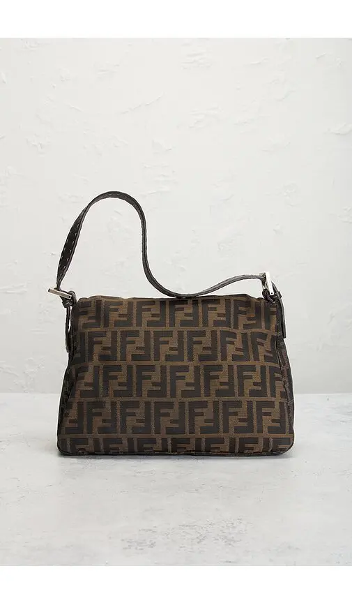 Undefined Fendi Zucca Mama Baguette Shoulder Bag