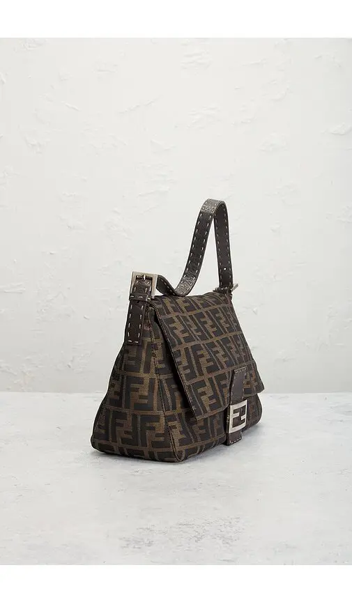 Undefined Fendi Zucca Mama Baguette Shoulder Bag