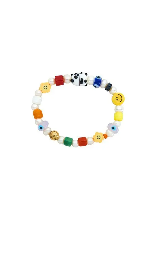NIALAYA Panda Pearl Bracelet