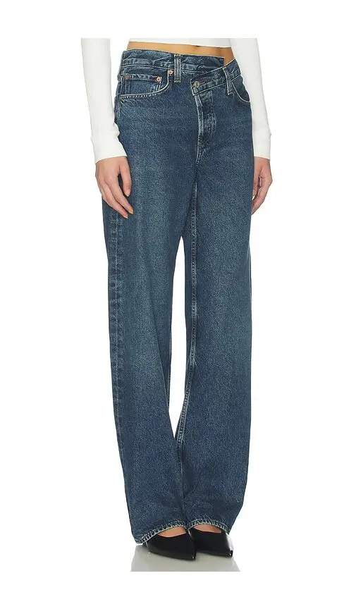 AGOLDE Arc Criss Cross Jeans In Blue - Form