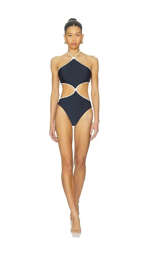 Cult Gaia Blanche One Piece Swimsuit - Deep Lake