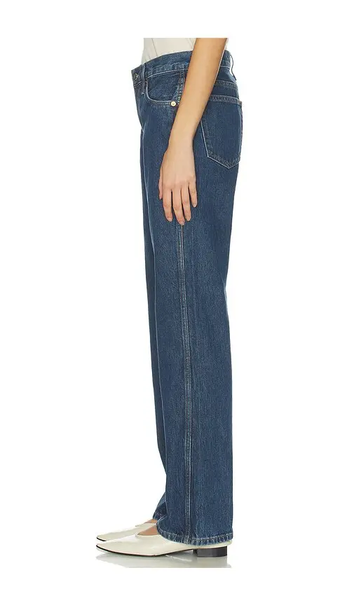 RE/DONE 90's Mid Rise Loose Jeans - Rustic Idigo