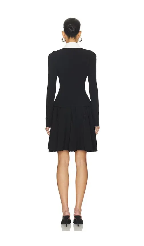 SELF-PORTRAIT Tailored Knit Mini Dress