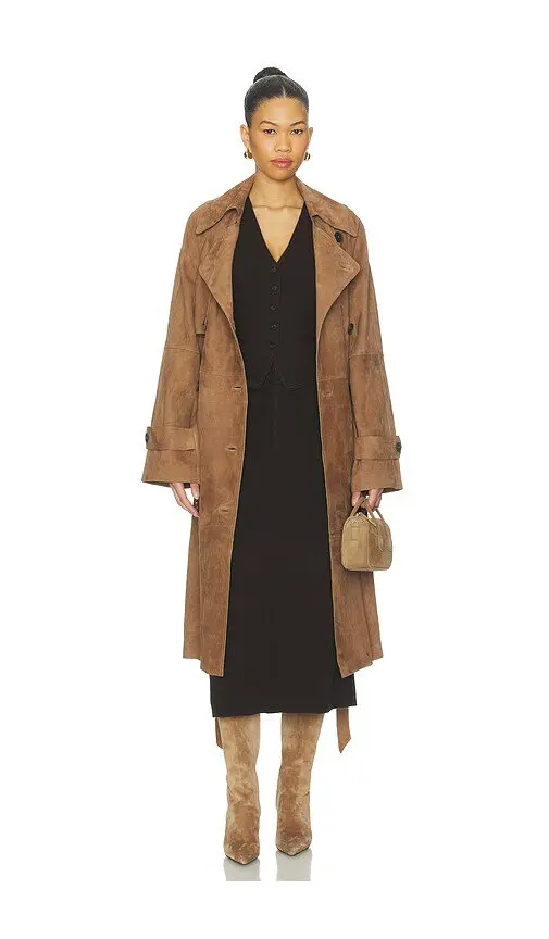 Guest In Residence Tailored Cashmere Vest - Burnt Cocoa