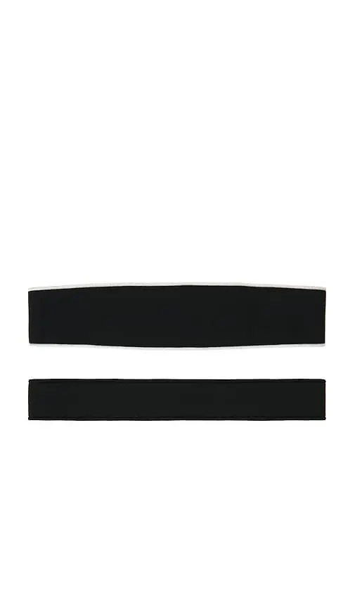 437 The Micro Headband - Black & Cream