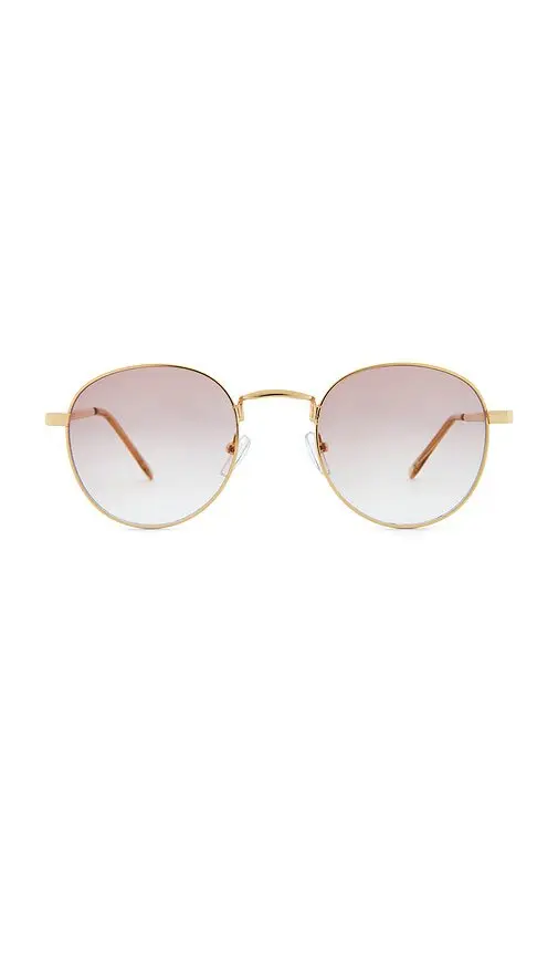 AIRE Rising Sunglasses - Gold Tan & Brown Gradient