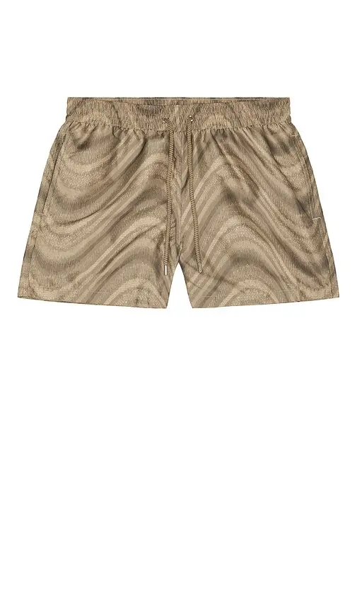 Frescobol Carioca Rio Jacquard Fibra Swim Short - Khaki