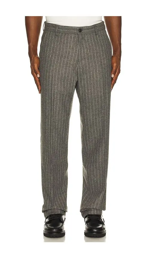 LES DEUX Como Pinstripe Mouline Slacks