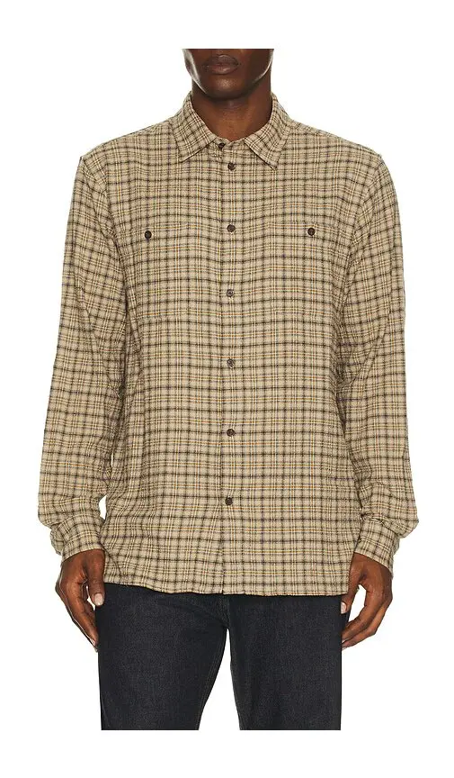 LES DEUX John Check Shirt In Brown