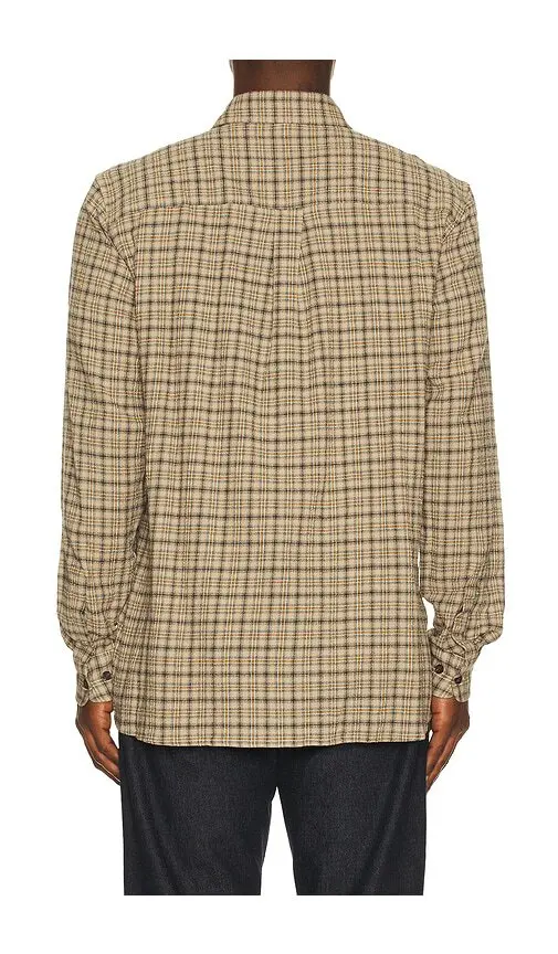 LES DEUX John Check Shirt In Brown