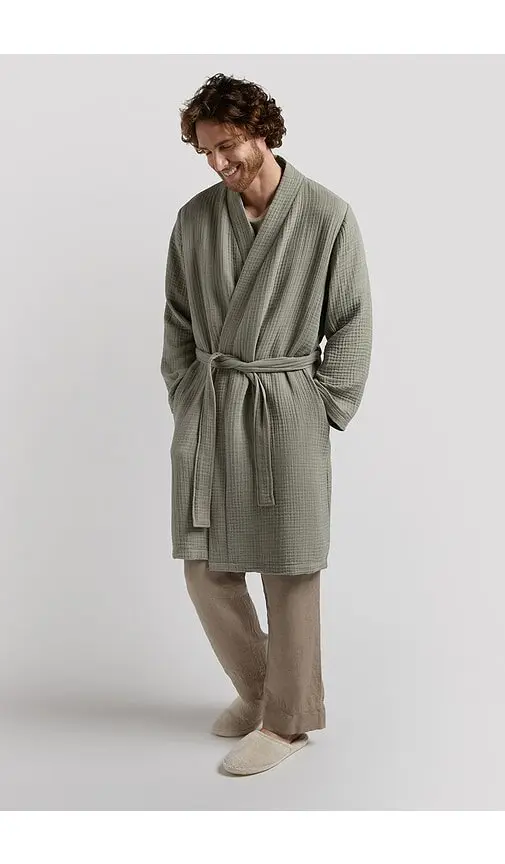 PARACHUTE Cloud Cotton Robe - Moss