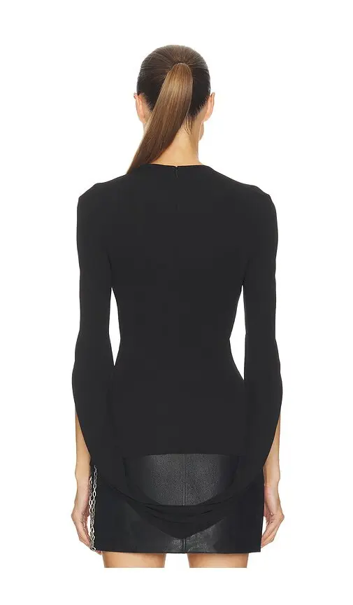 Alexander Wang Drape Back Sleeves Top