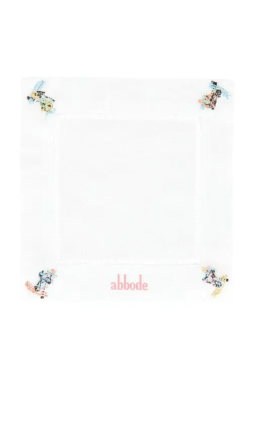 ABBODE Skier Napkin - White