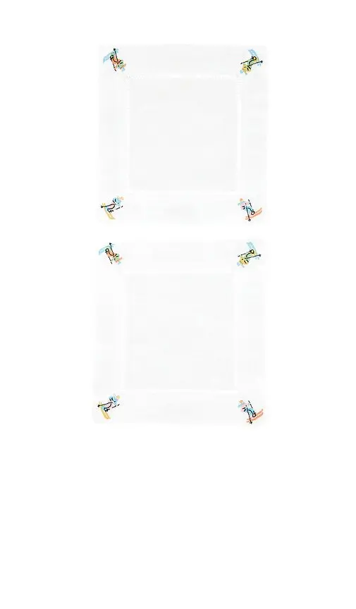 ABBODE Skier Napkin - White