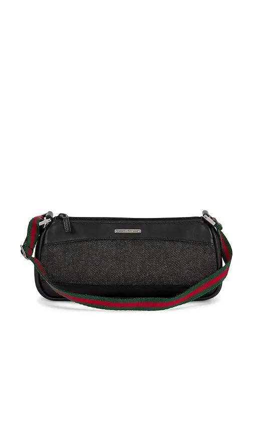 FWRD RENEW Gucci Denim Pochette Shoulder Bag