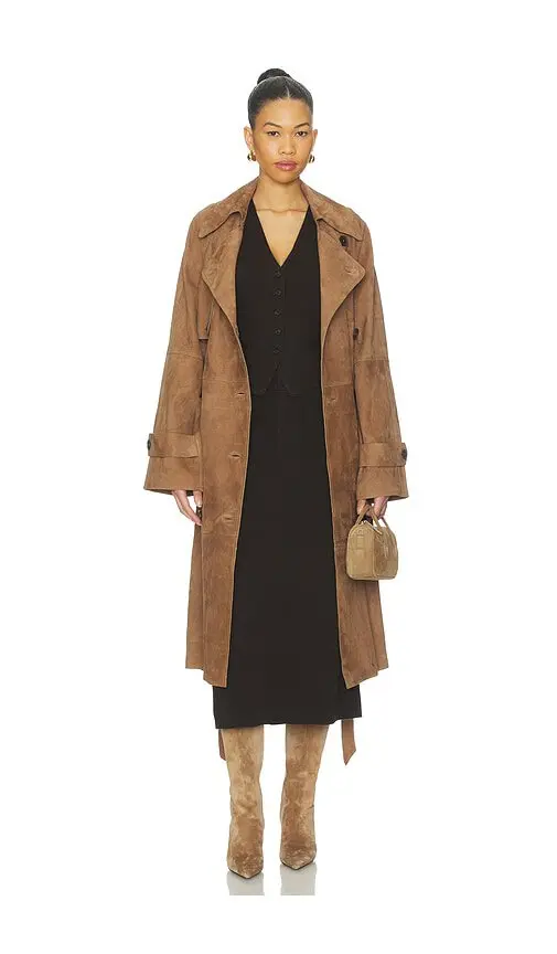 Guest In Residence Tailored Vest - Brown