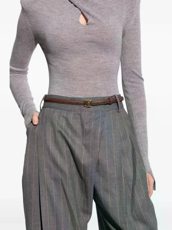 Lié Studio Lie Studio Georgia Slim Belt - Brown