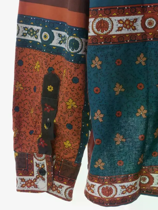 SOULEIADO Patterned Breast-pocket Shirt