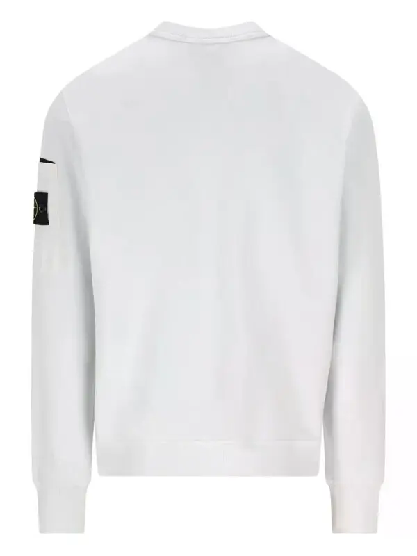 Stone Island Logo Patch Sweatshirt - Blue