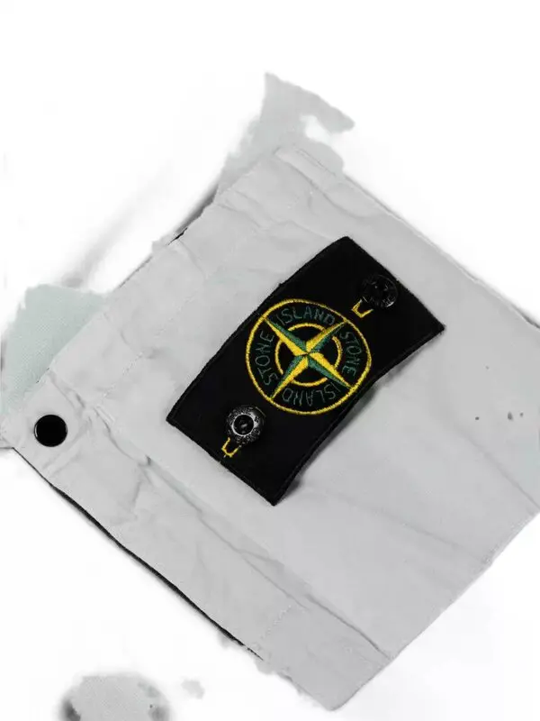 Stone Island 6100019 Cotton Fleece Crewneck Sweatshirt - Blue