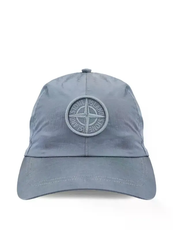 Stone Island Logo Patch Cap - Grey