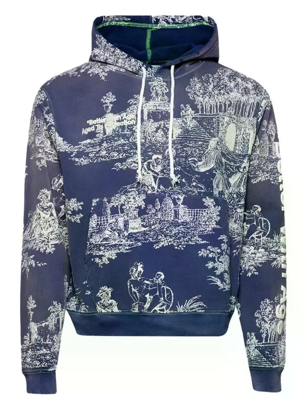 BETTER WITH AGE Yeresa Patterned Hoodie