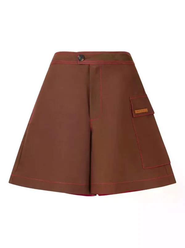 Marni Logo-patch Shorts