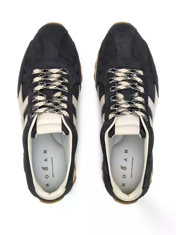 Hogan H671 86er Lace-up Sneakers - Blue