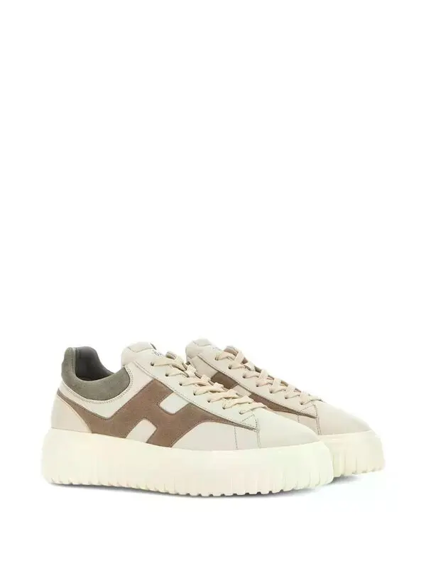 Hogan H-stripes Platform Sneakers - Neutrals