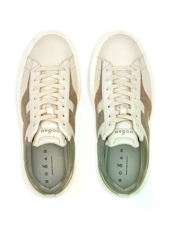 Hogan H-stripes Platform Sneakers - Neutrals